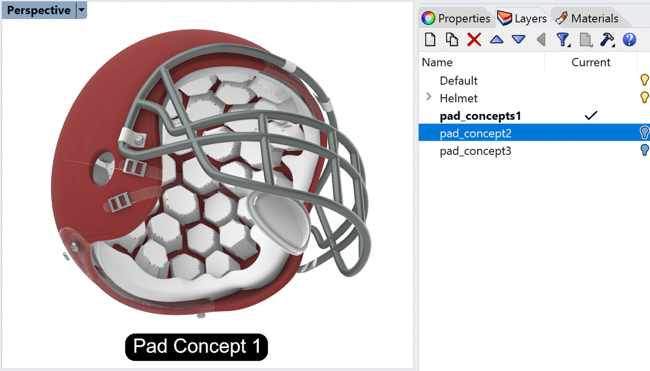 Rhino - Presentación de capas