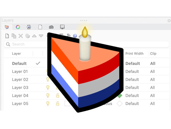 Rhino - Layer Manager